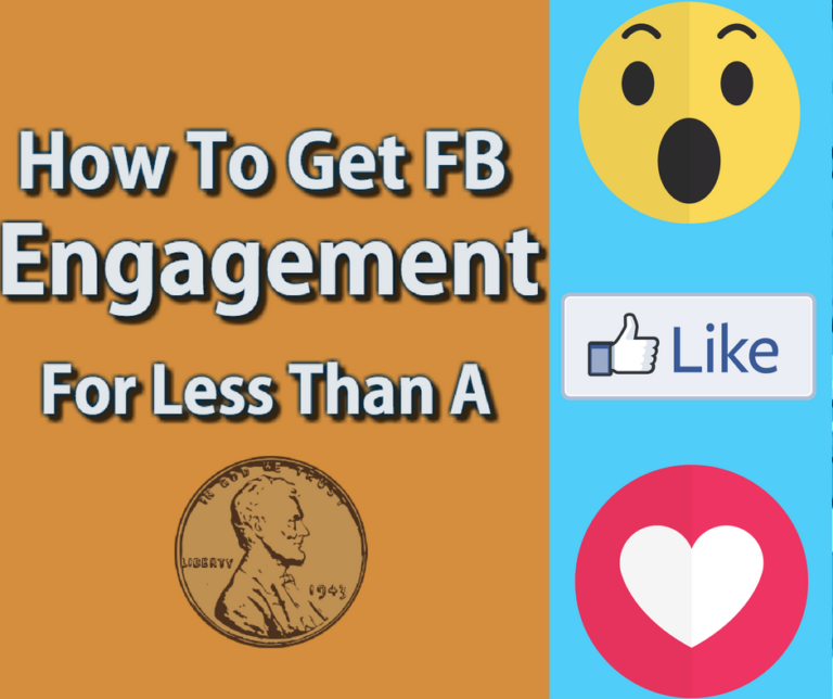 How To Get FB Engagement For Less Than A Penny - Mark Buchanan